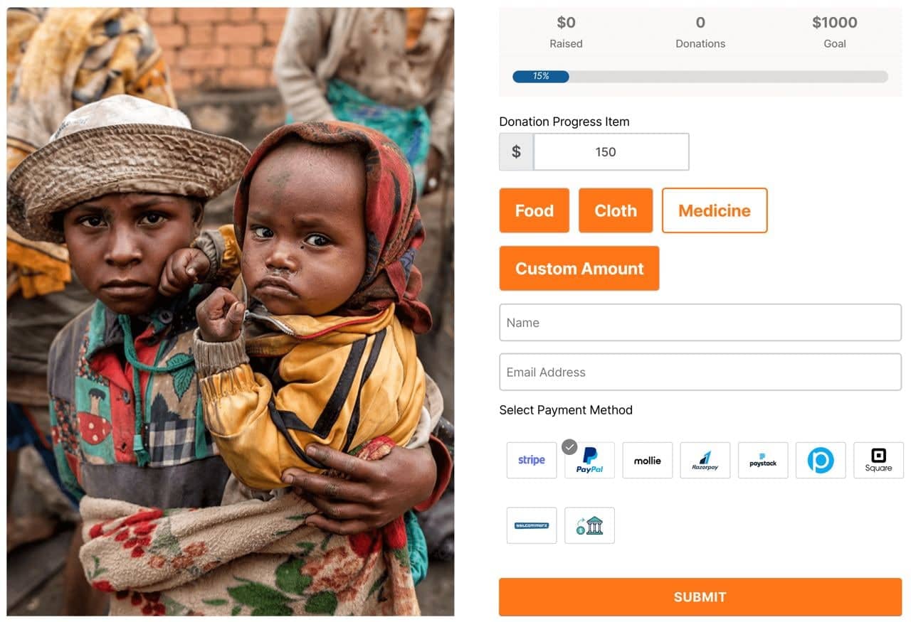 Easy Steps to Add Donation Goal in WordPress