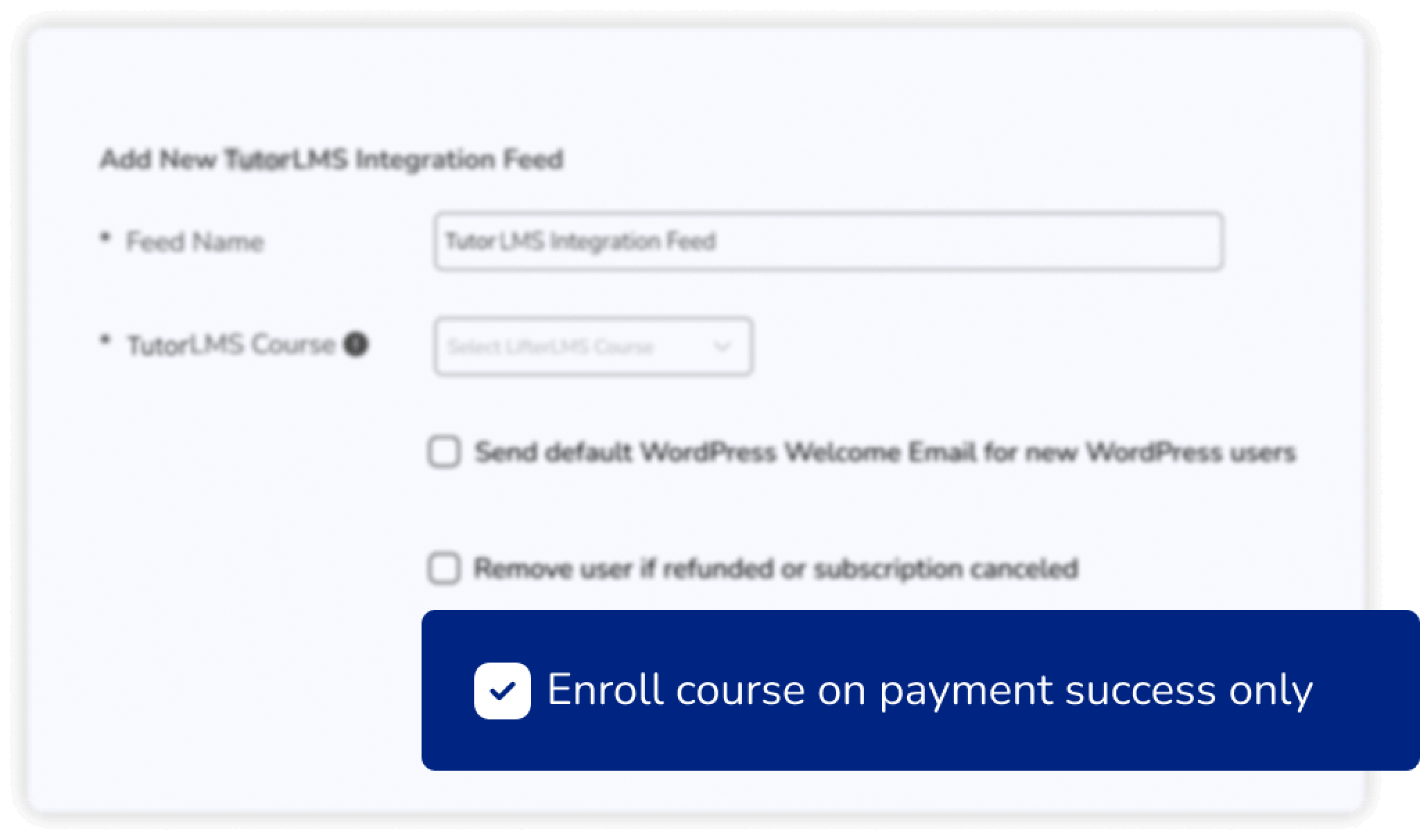 Paymattic - Tutor LMS for WordPress