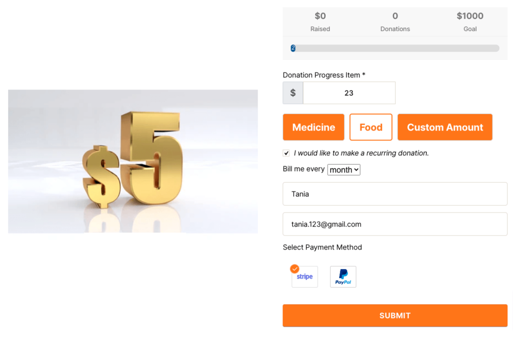 How to Create WordPress Donation Form with Simple Form Templates?