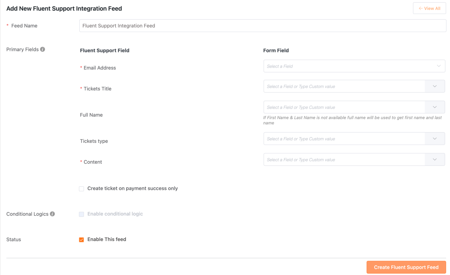 Enable Paid Customer Support Ticket with Fluent Support Integration in WordPress