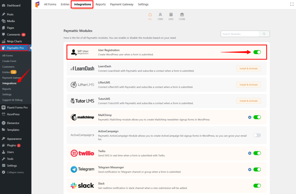 How to Create a User Registration Form with Paymattic in WordPress?