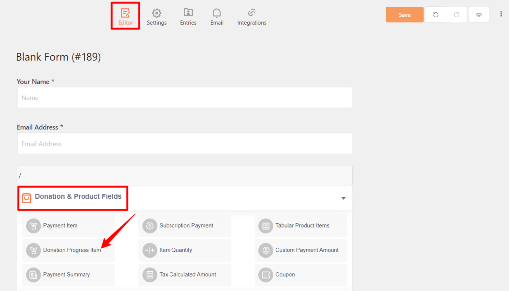 How to Add Donation Progress Item in WordPress with Paymattic?