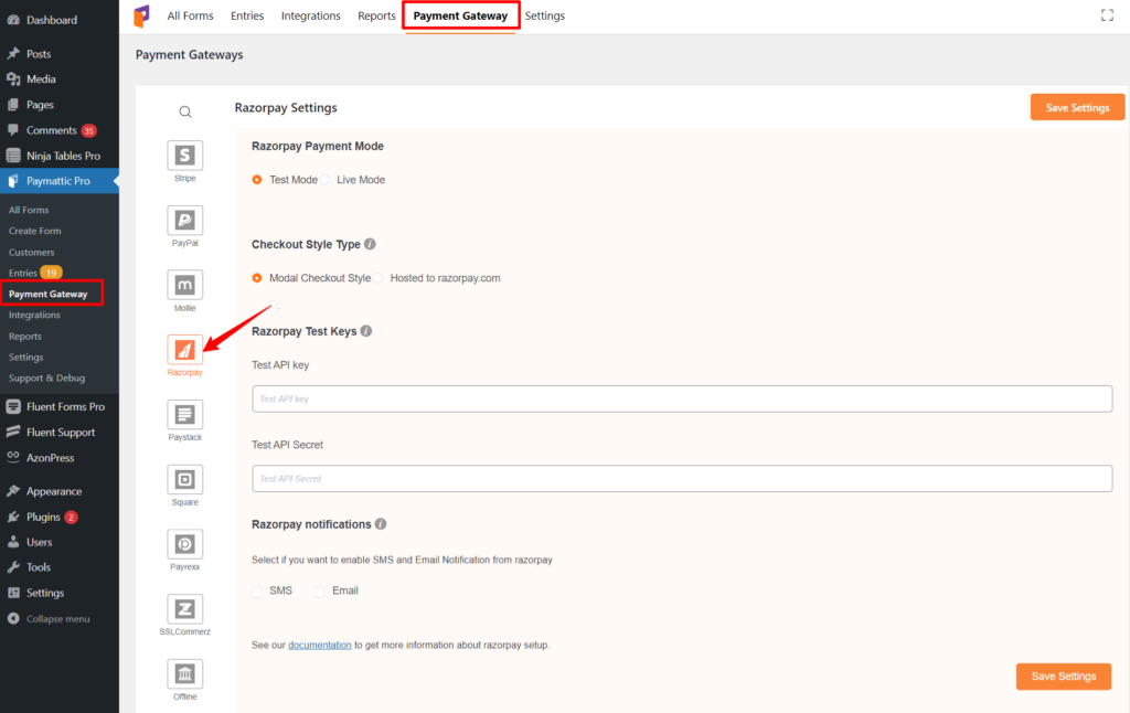 How to Integrate Razorpay with Paymattic in WordPress?
