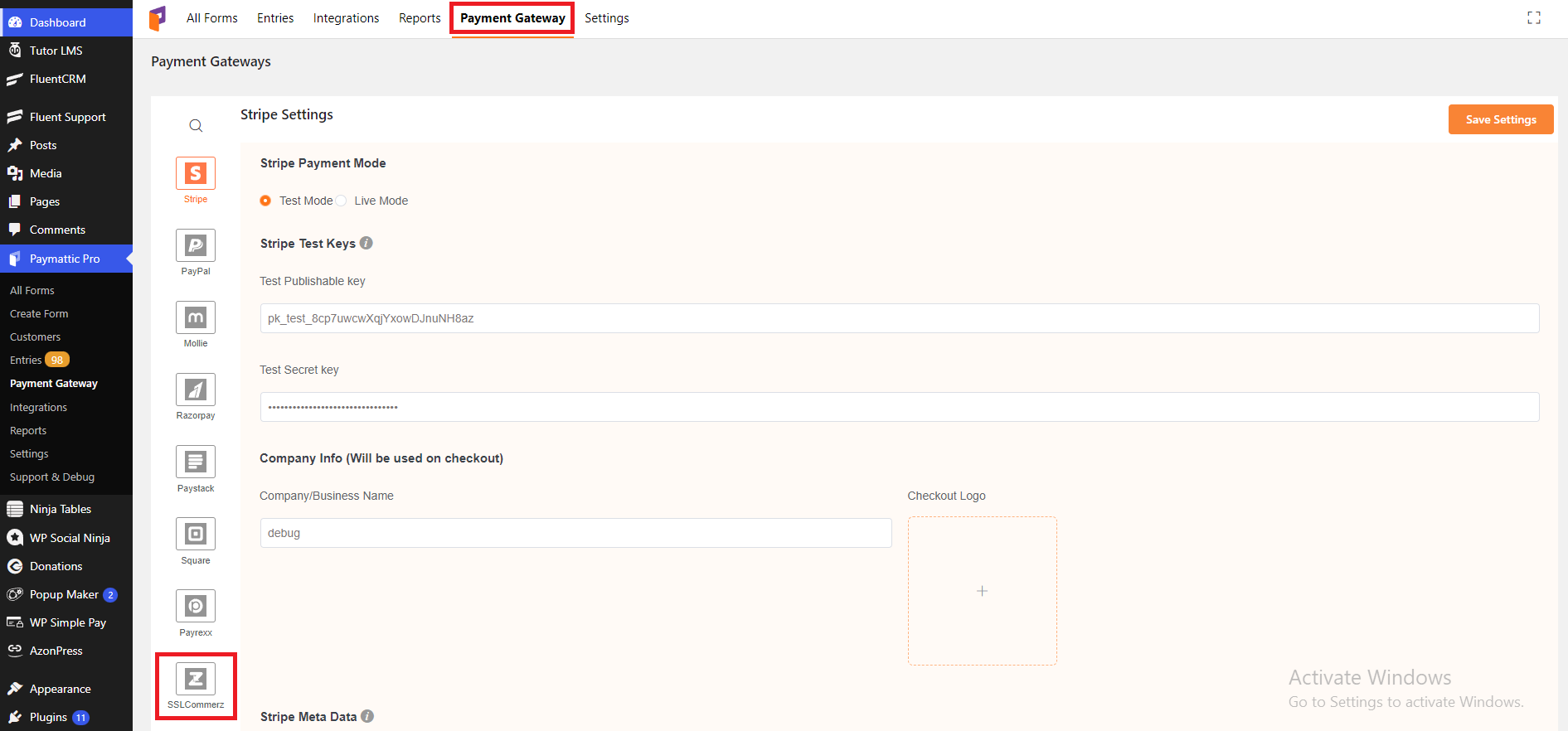 How to Integrate SSLCOMMERZ Payment Gateway with Paymattic?