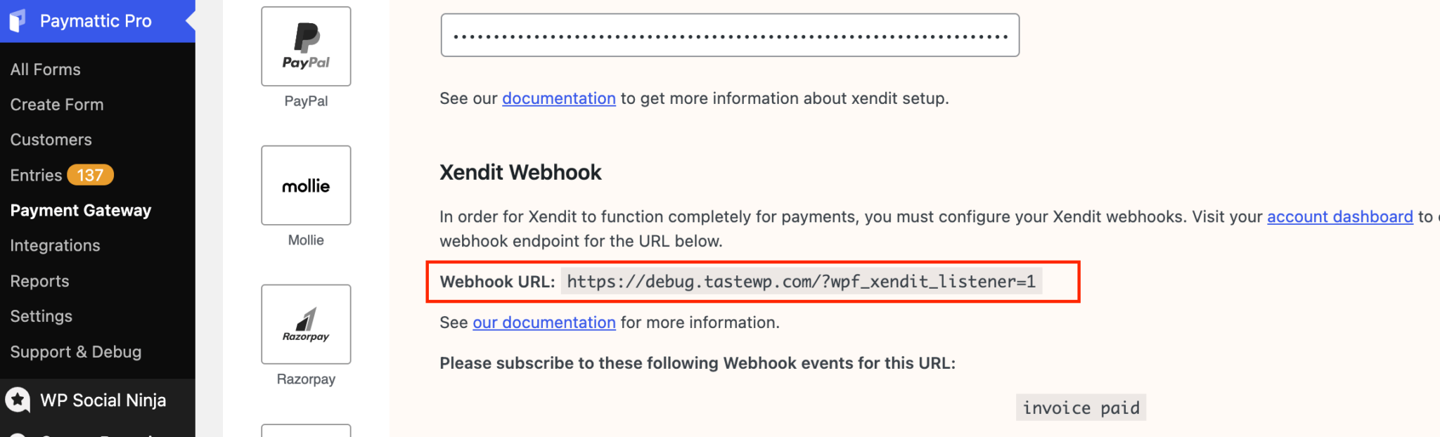 How to Integrate Xendit Payment Gateway in WordPress with Paymattic?