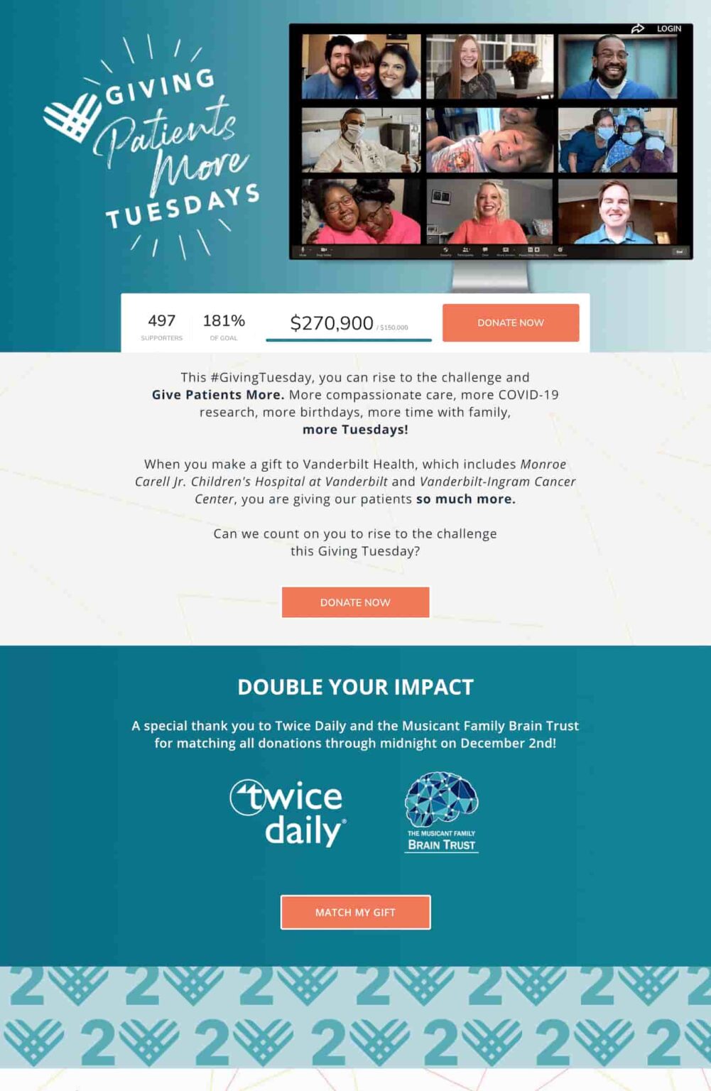 Giving Tuesday Campaign Examples: Bring Your A-Game