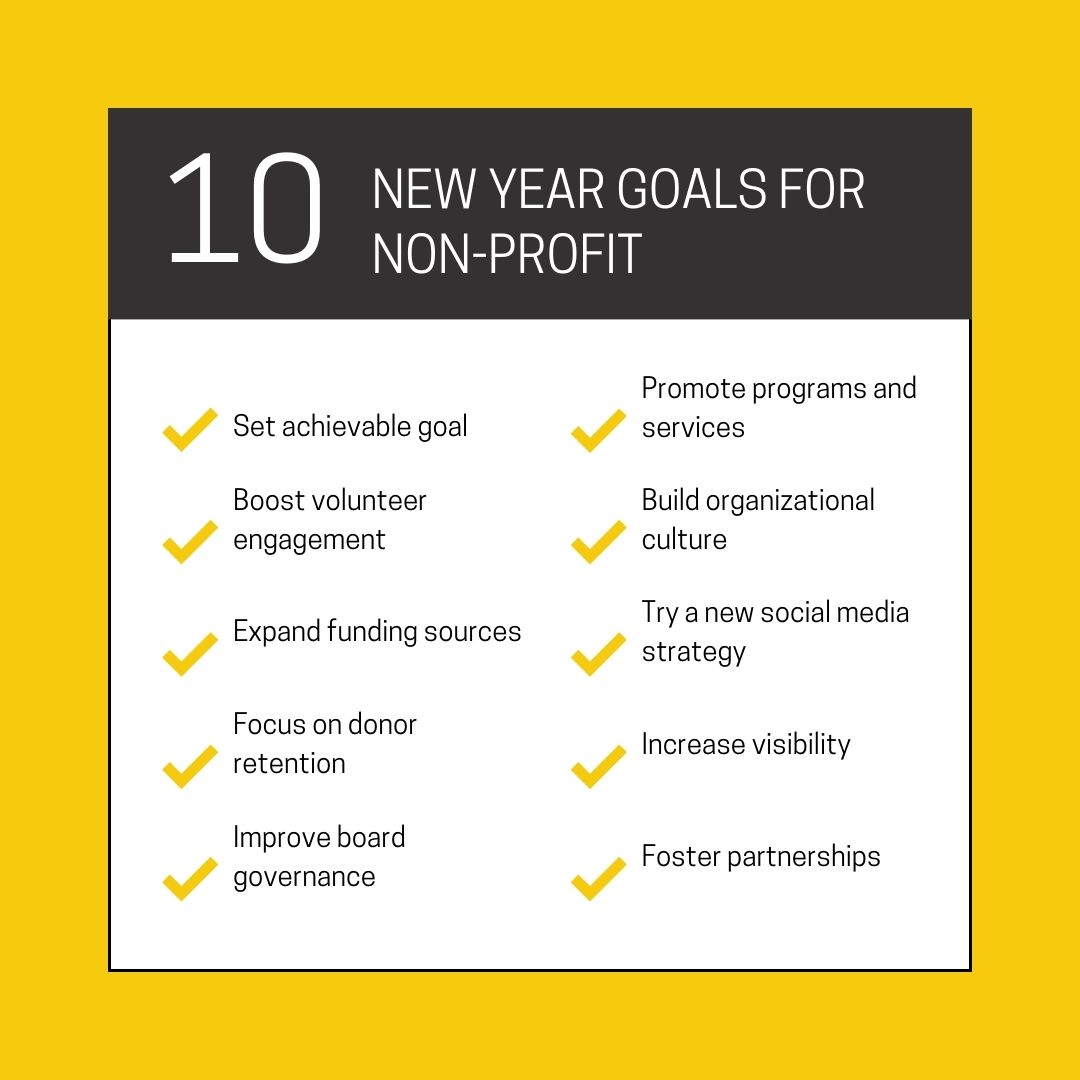 10 New Year Goals For Non-Profits