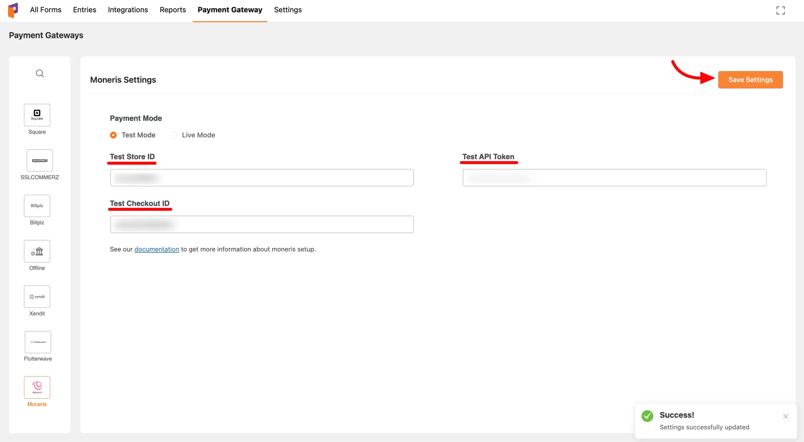 How to integrate Moneris Payment Gateway in Paymattic – Paymattic