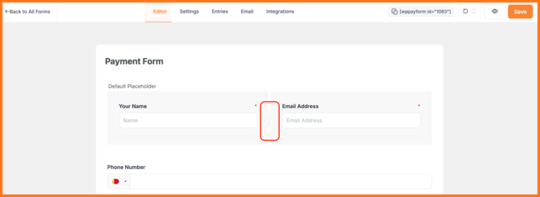 How To Create A Multi Column Form On Wordpress 1396